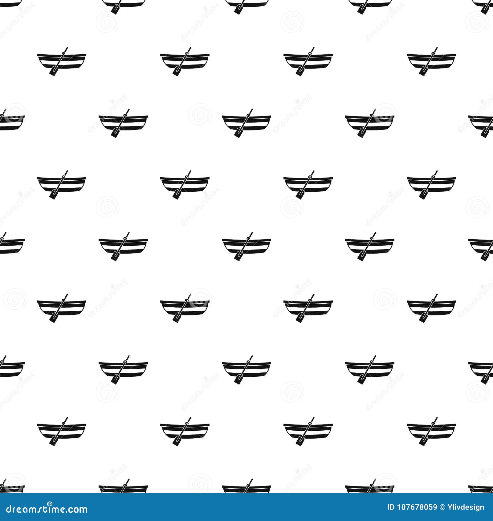 Fishing Boat Pattern Vector Stock Vector - Illustration of holiday ...