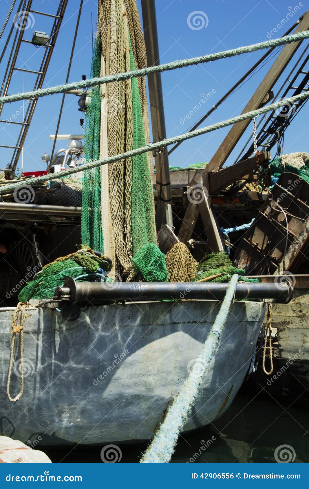 Fishing boat in port stock photo. Image of boat, fishery - 42906556