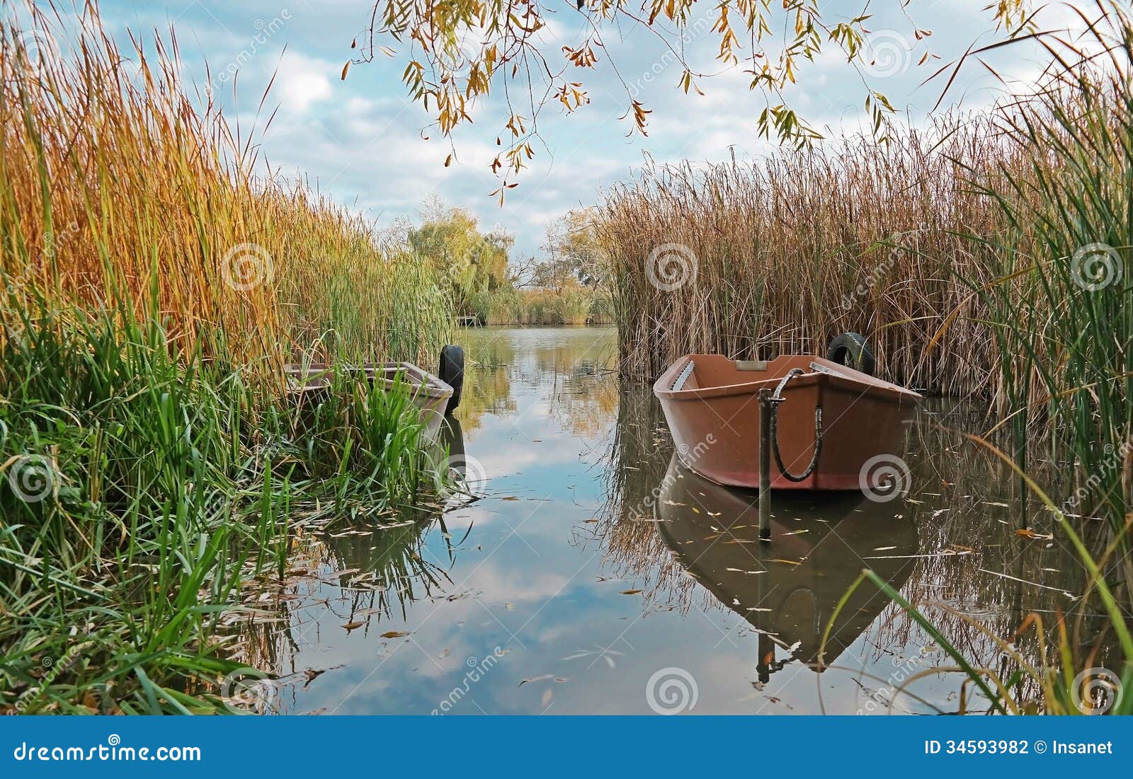 Fishing boat stock photo. Image of calm, hobby, water - 34593982