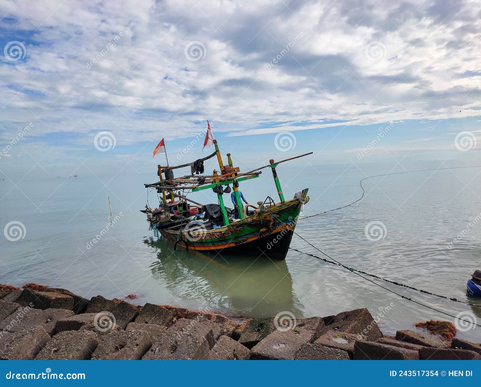 Fishing Boat Sailing for Fish Stock Photo - Image of sailing, fish ...