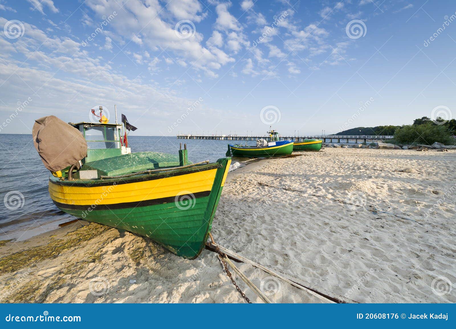 Fishing Boat on the Seaside Stock Photo - Image of calm, rock: 20608176