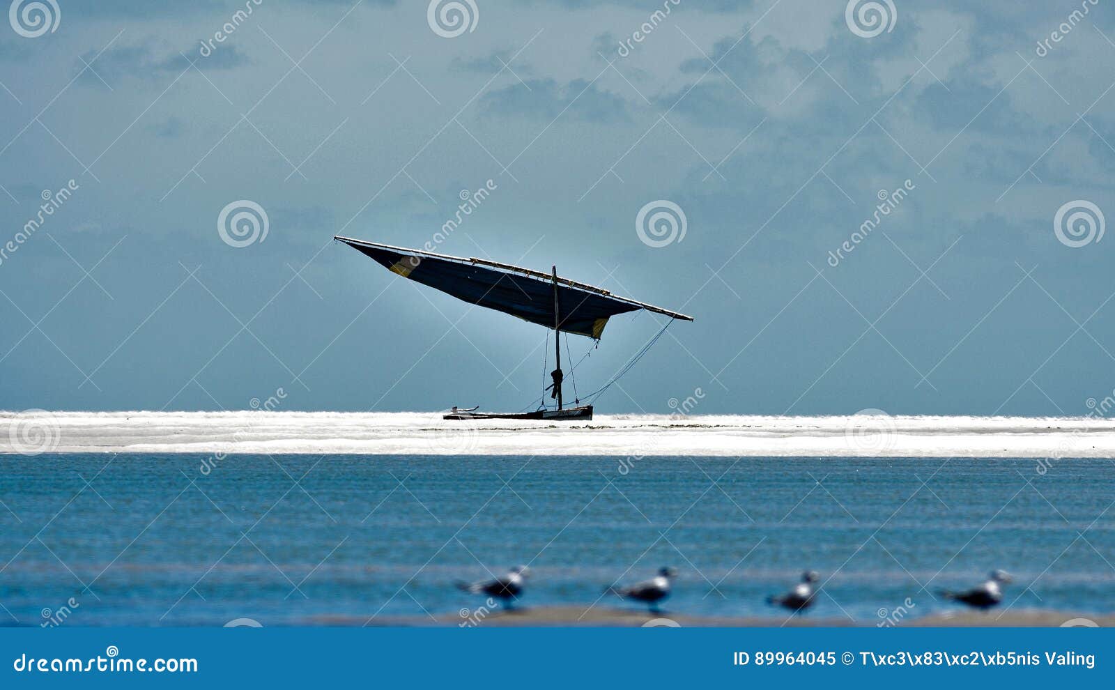 Fishing Boat with Shiny Ocean Stock Image - Image of boat, outdoor ...