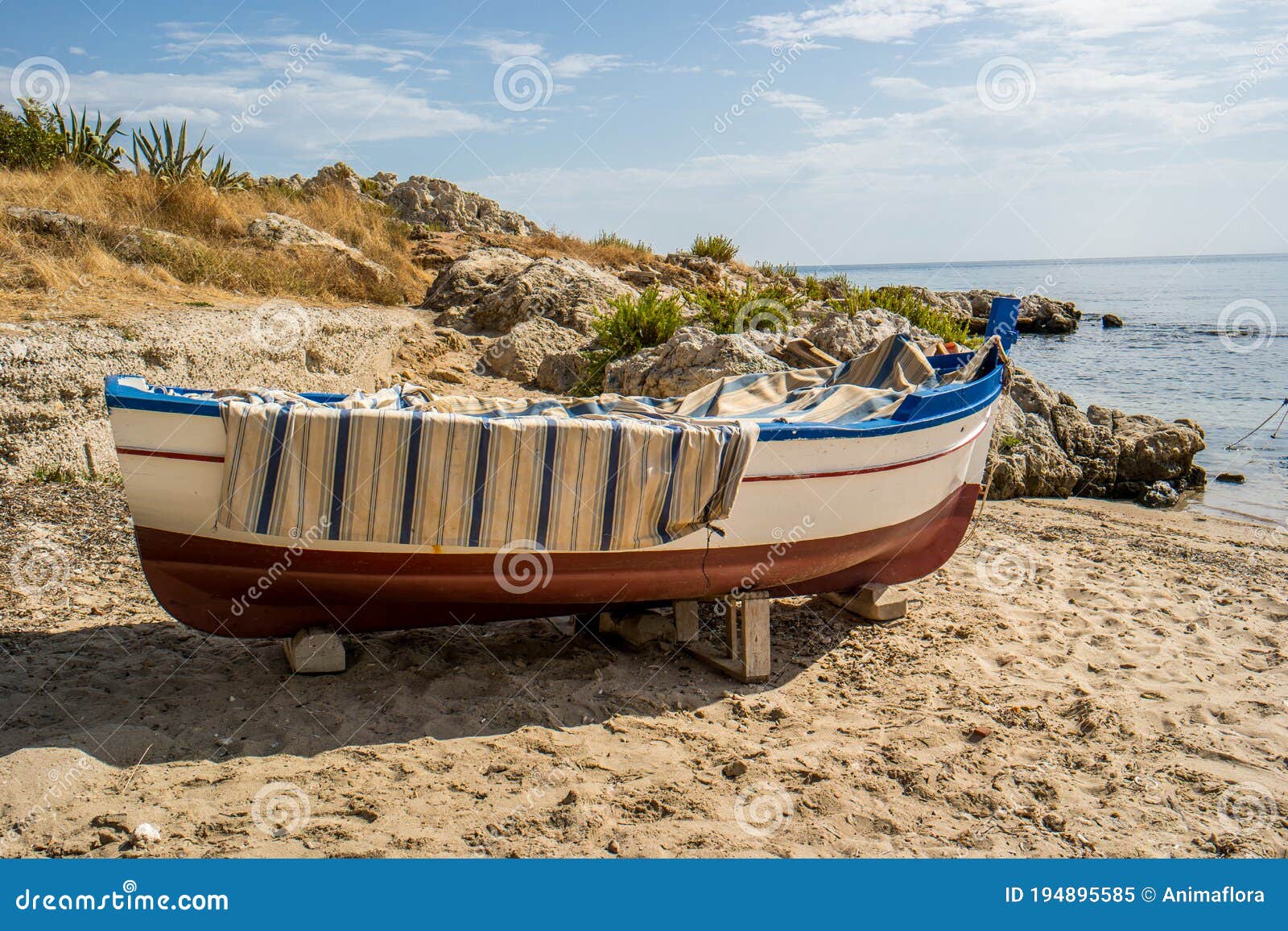 Fishing Boat in Sicily Italia Stock Image - Image of sicily, holiday ...