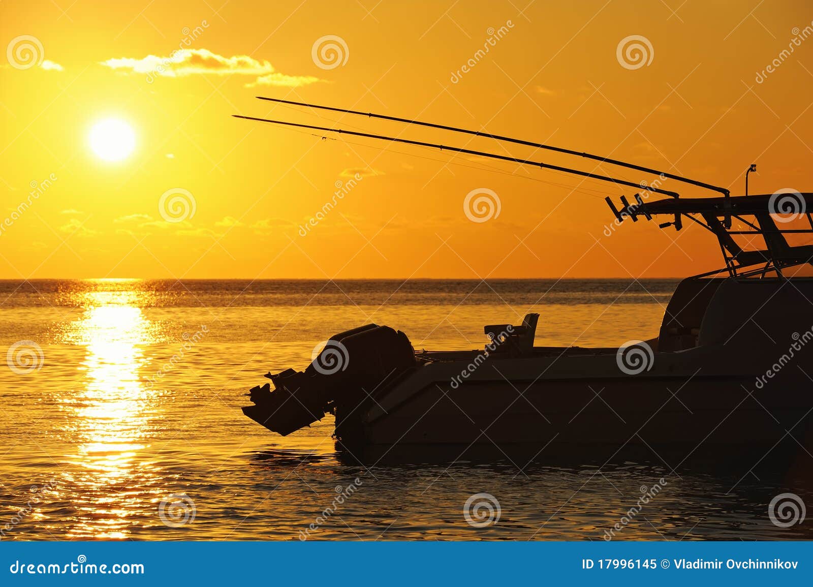 Fishing. Sunset Silhouettes Royalty-Free Stock Photo | CartoonDealer ...