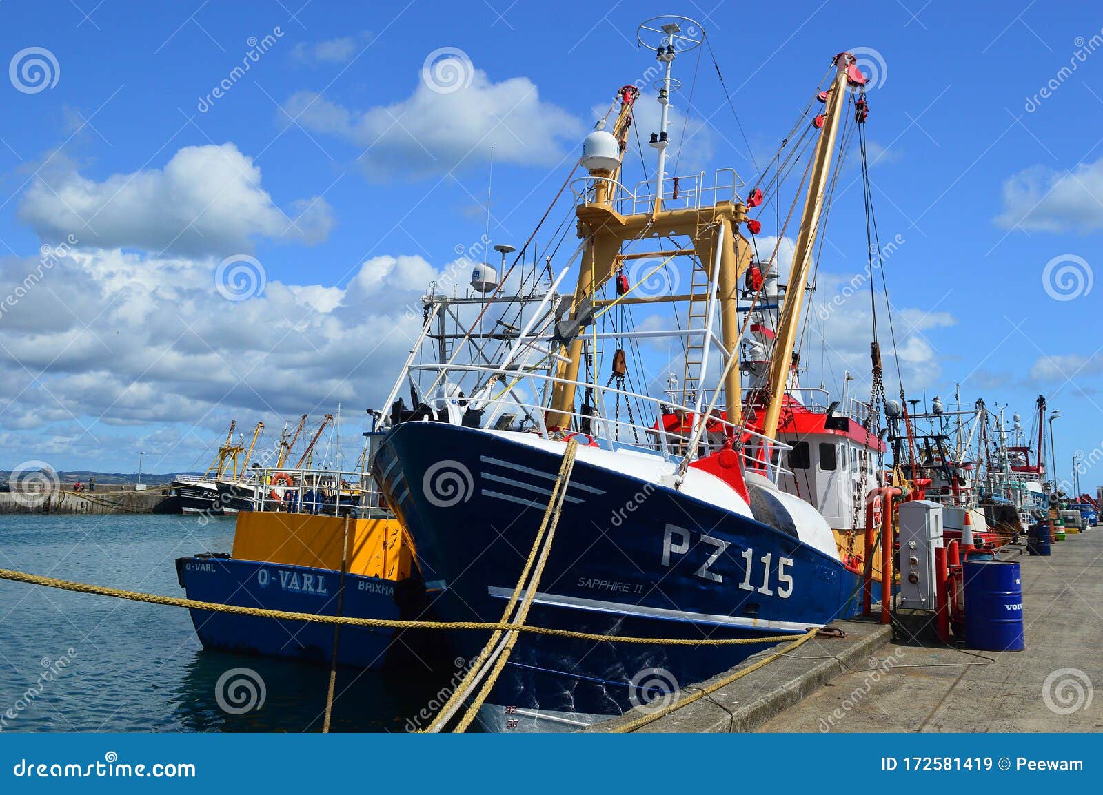 Fishing Boat Tied Up at Newlyn Harbour Cornwall UK Editorial Stock ... Fishing Boat Tied Up at Newlyn Harbour Cornwall UK Editorial Stock ...