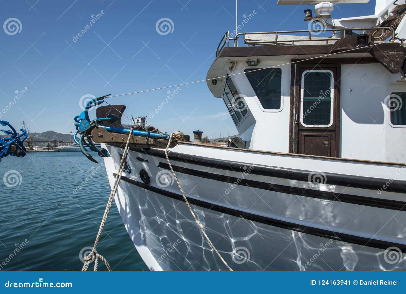 Fishing Boat Trawler, Volos, Greece Stock Image - Image of ship, fish ...