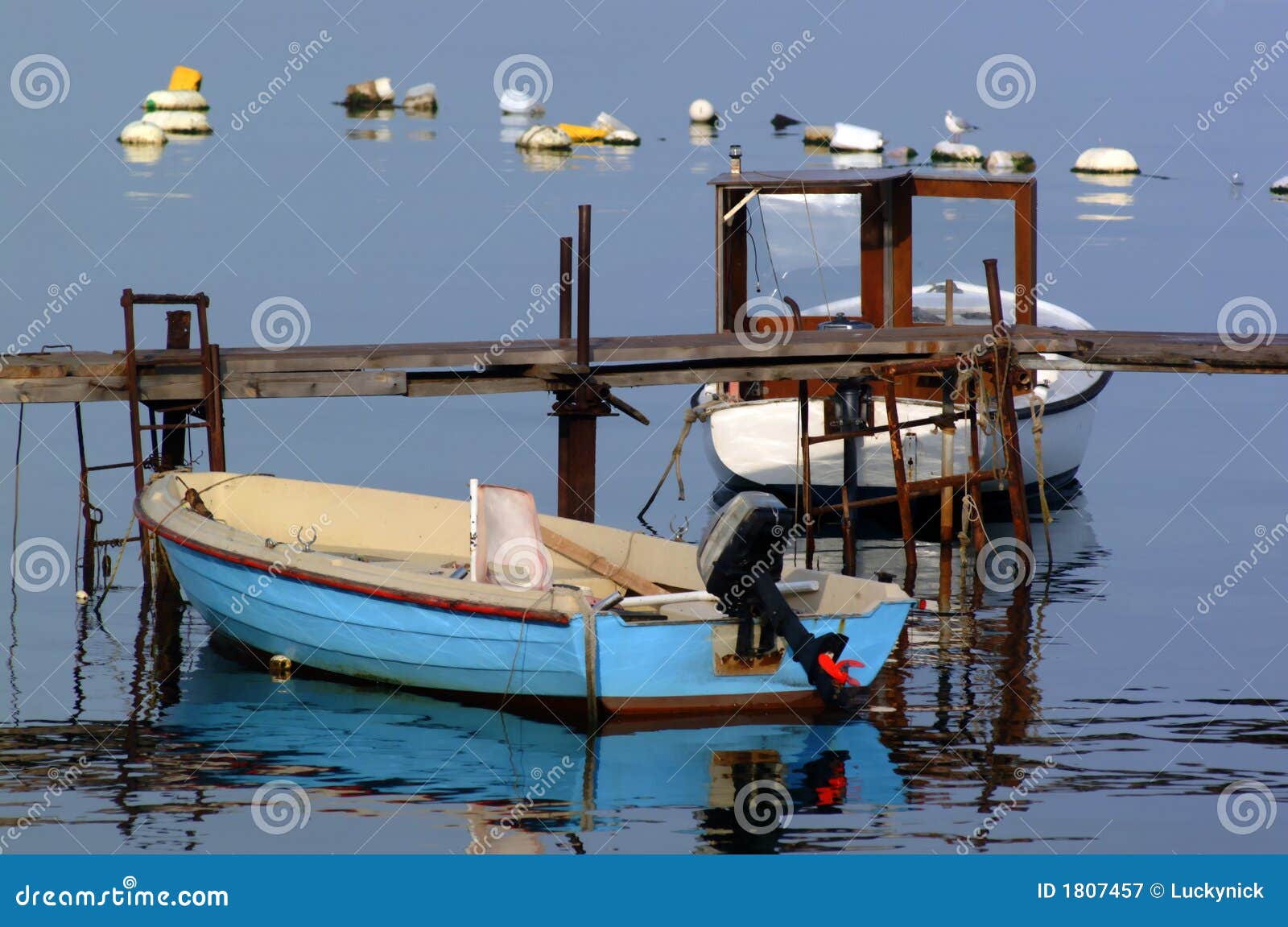 Fishing boats stock image. Image of horizontal, typical - 1807457