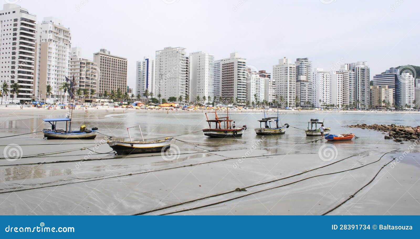 Fishing boats ancored stock photo. Image of travel, destination - 28391734