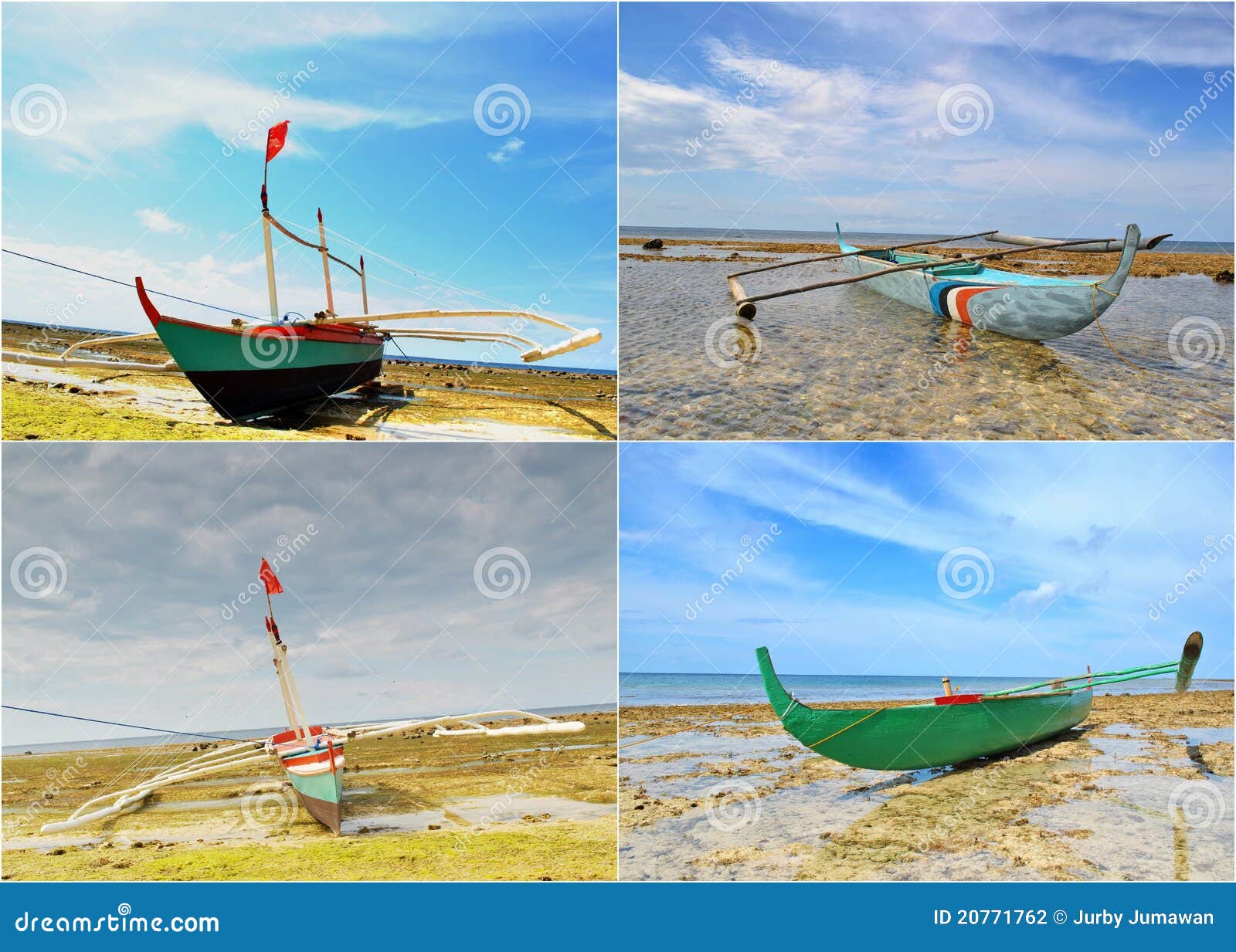 Fishing Boats Collage Picture. Image: 20771762
