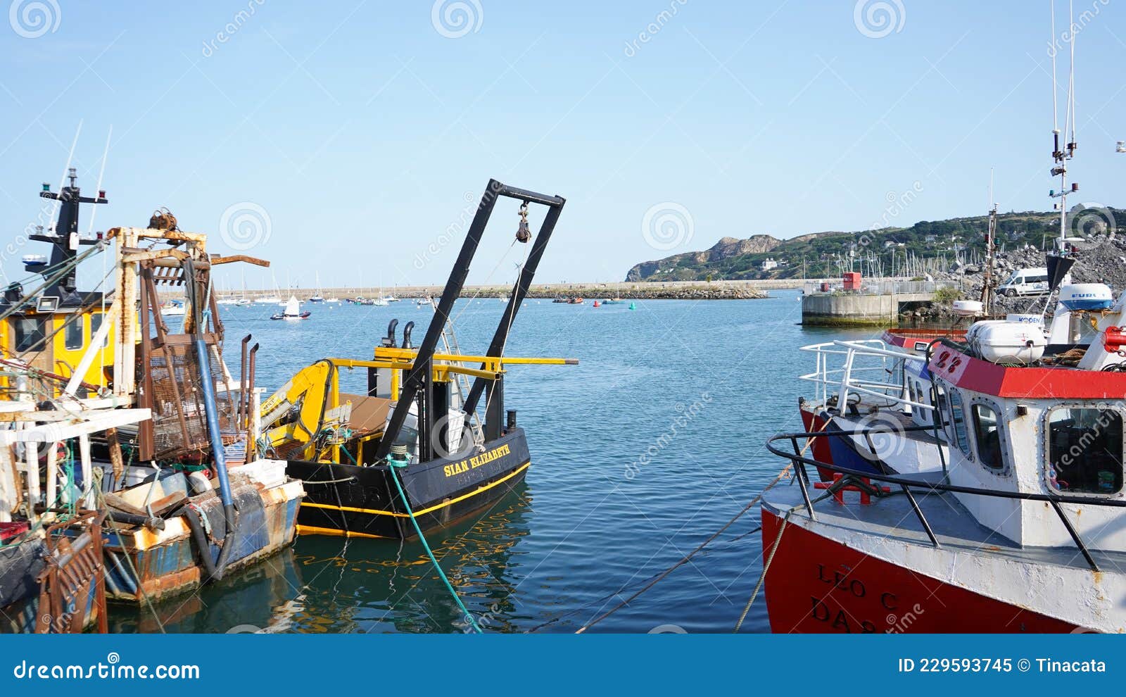 Fishing Boats in Howth Harbour Editorial Image - Image of boating ...