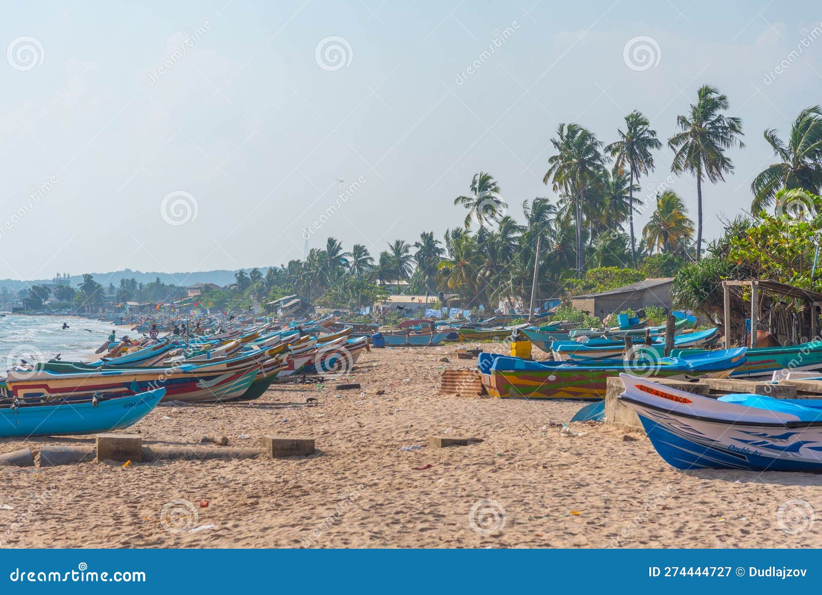 Fishing Boats at Trincomalee, Sri Lanka Editorial Photography - Image ...