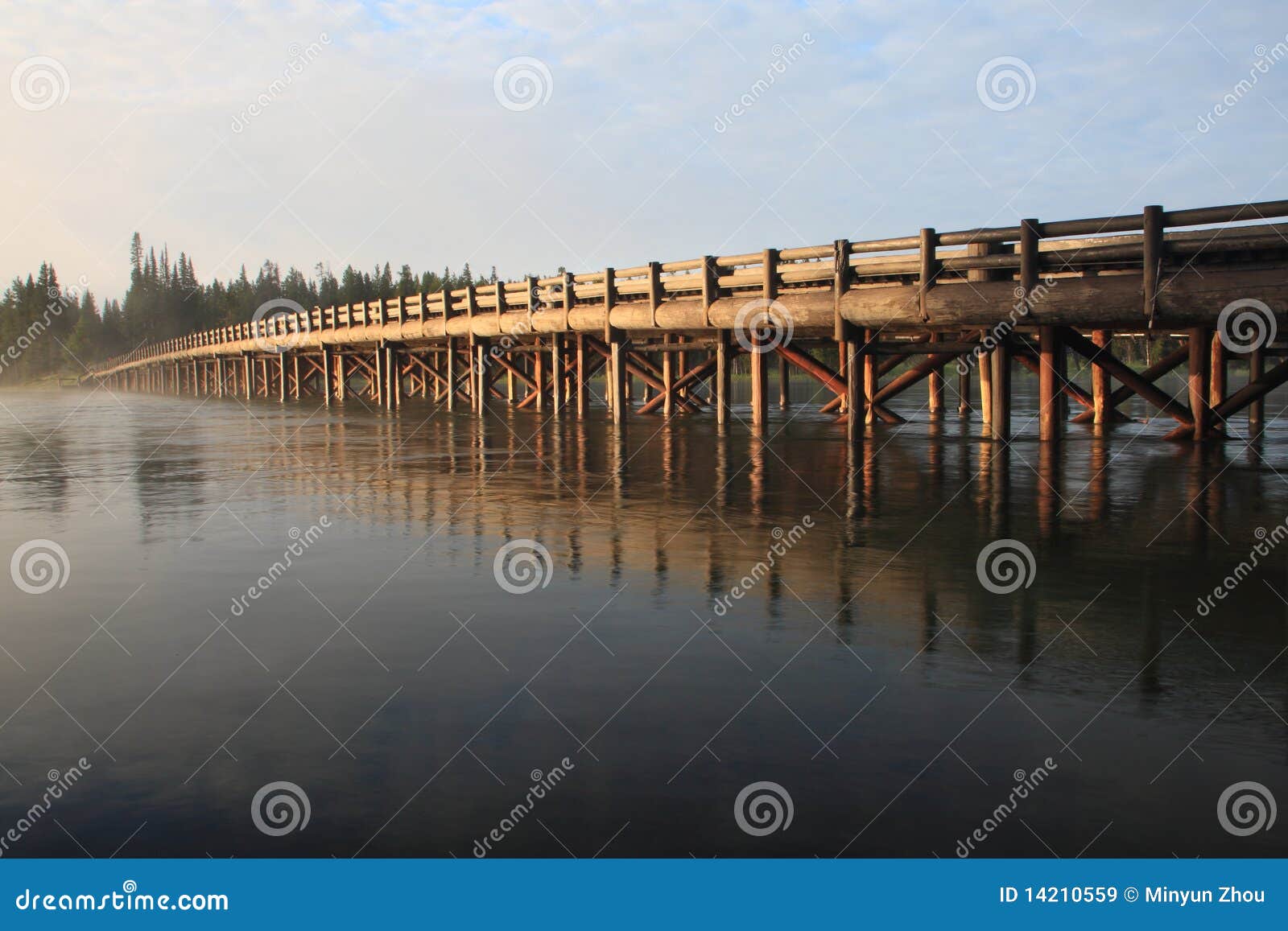 Fishing Bridge,Yellowstone National Park Stock Image - Image of famous ...