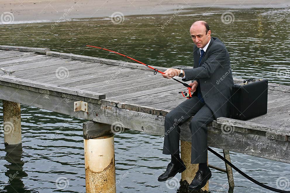 Fishing for business stock image. Image of bare, calls - 4735033