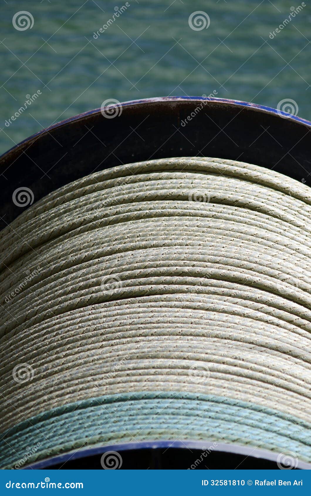 Fishing Cable Drum On A Trawler Boat Stock Photo | CartoonDealer.com ...