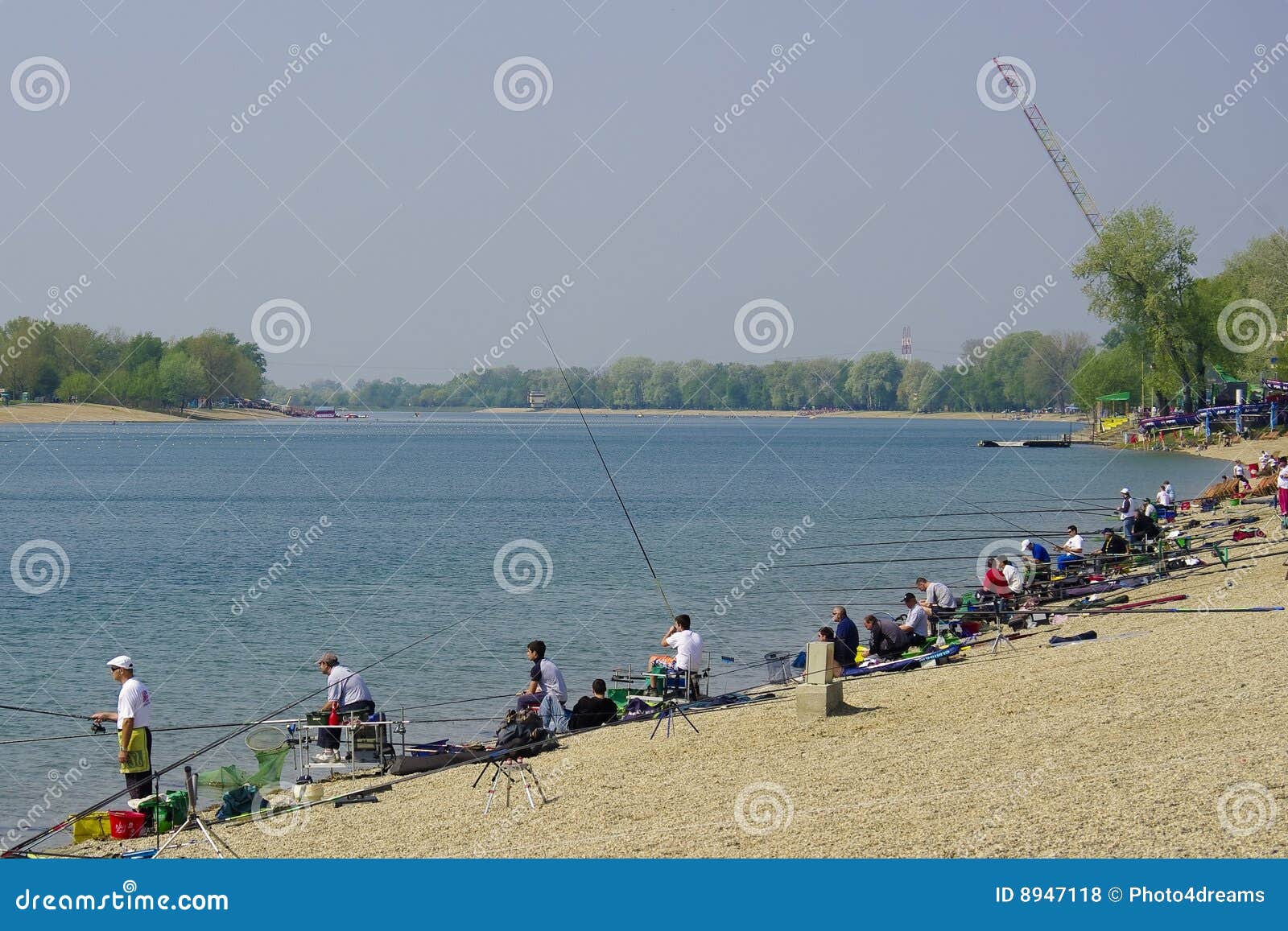 Fishing competition editorial stock photo. Image of rods - 8947118