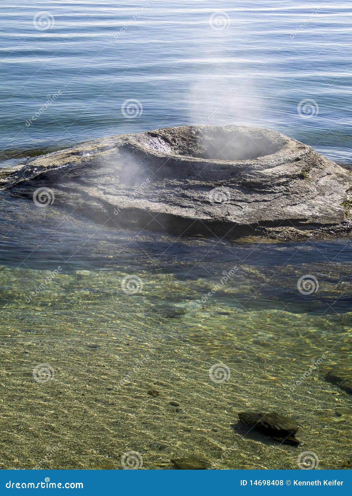 Fishing Cone, Yellowstone National Park Stock Photo - Image of thermal ...