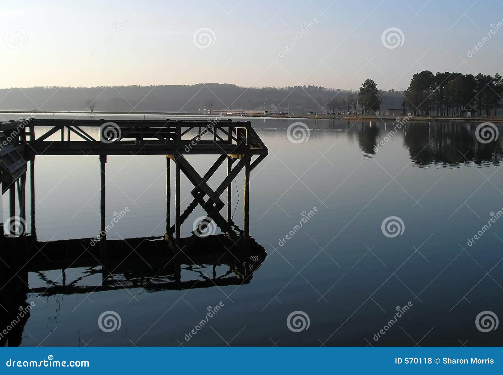 Fishing Dock stock photo. Image of morning, blue, dock - 570118