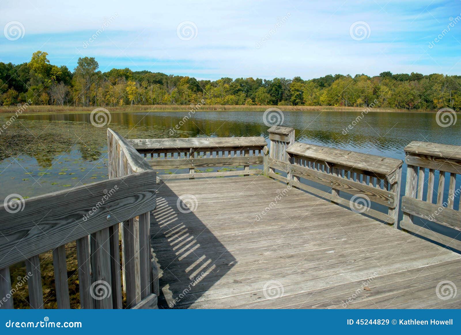 Fishing Dock stock image. Image of outdoors, change, reflection - 45244829