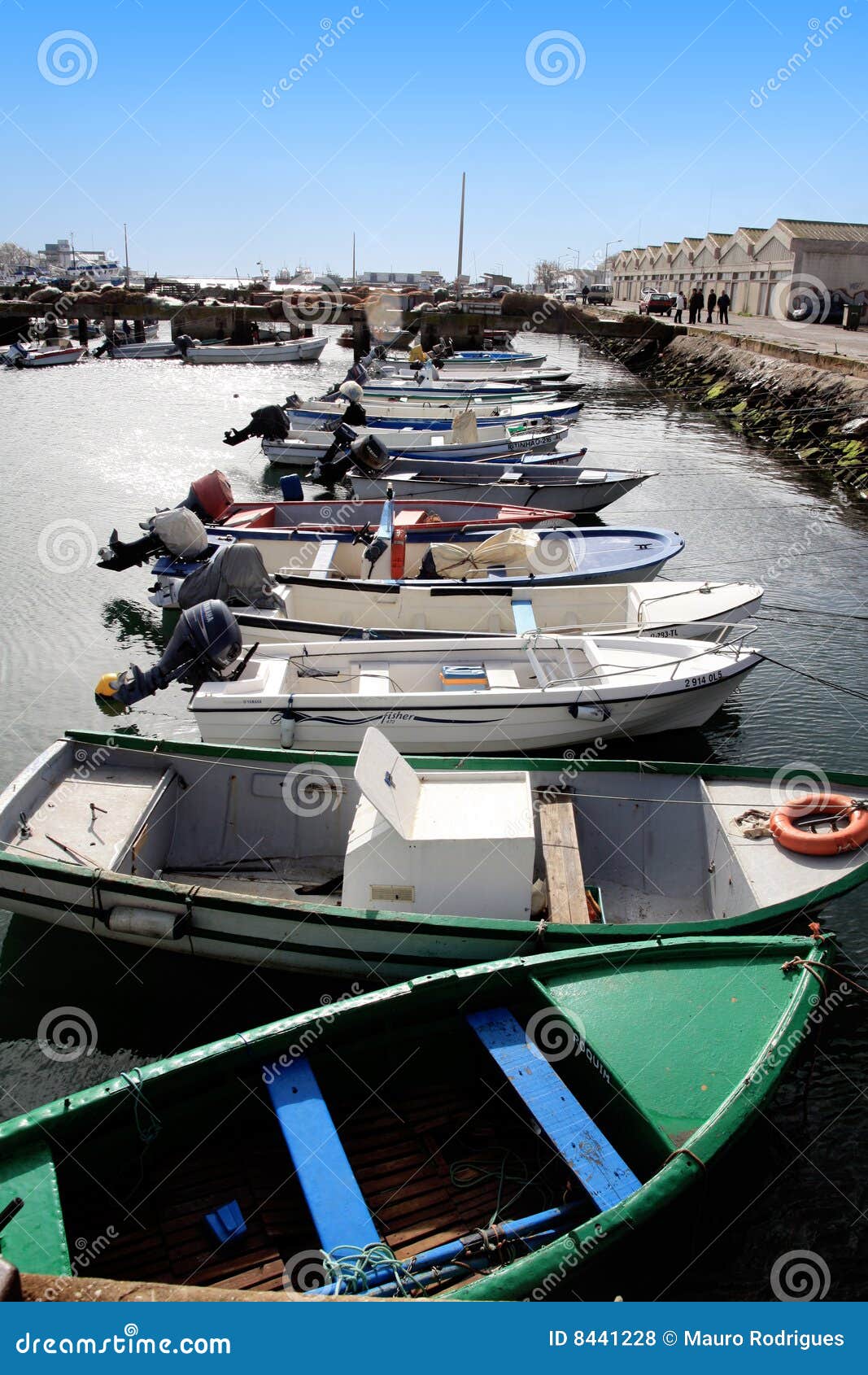 Fishing docks stock photo. Image of colorful, loading - 8441228