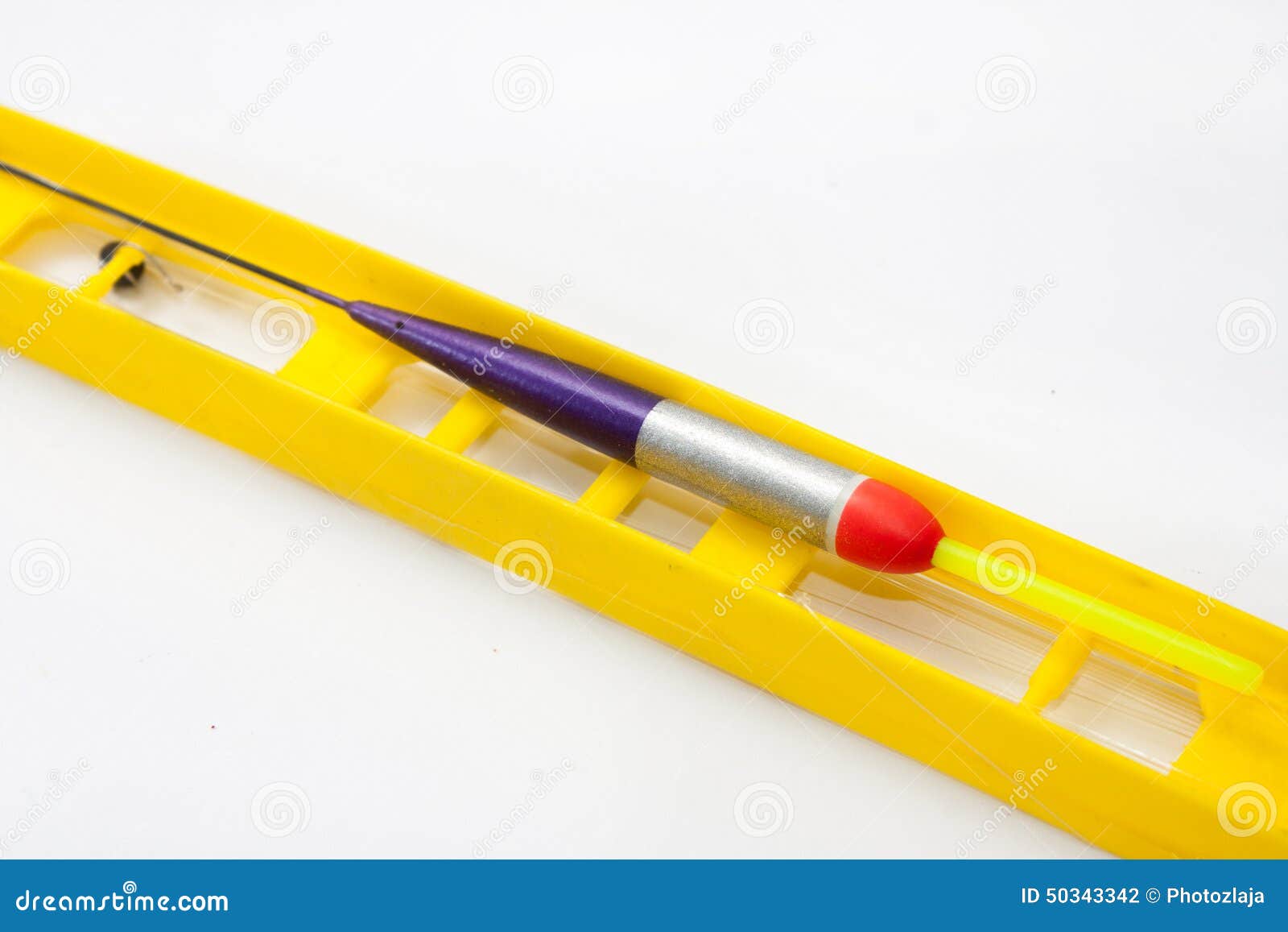 Fishing float with hook stock photo. Image of long, fishhook - 50343342