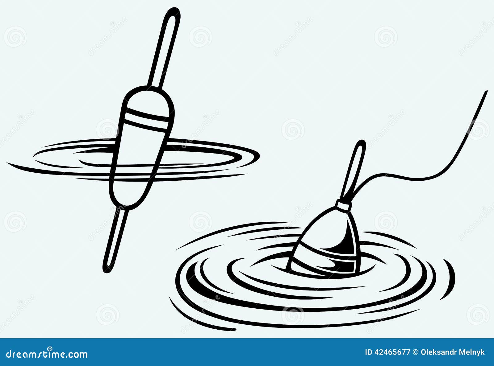 Fishing float stock vector. Illustration of equipment - 42465677