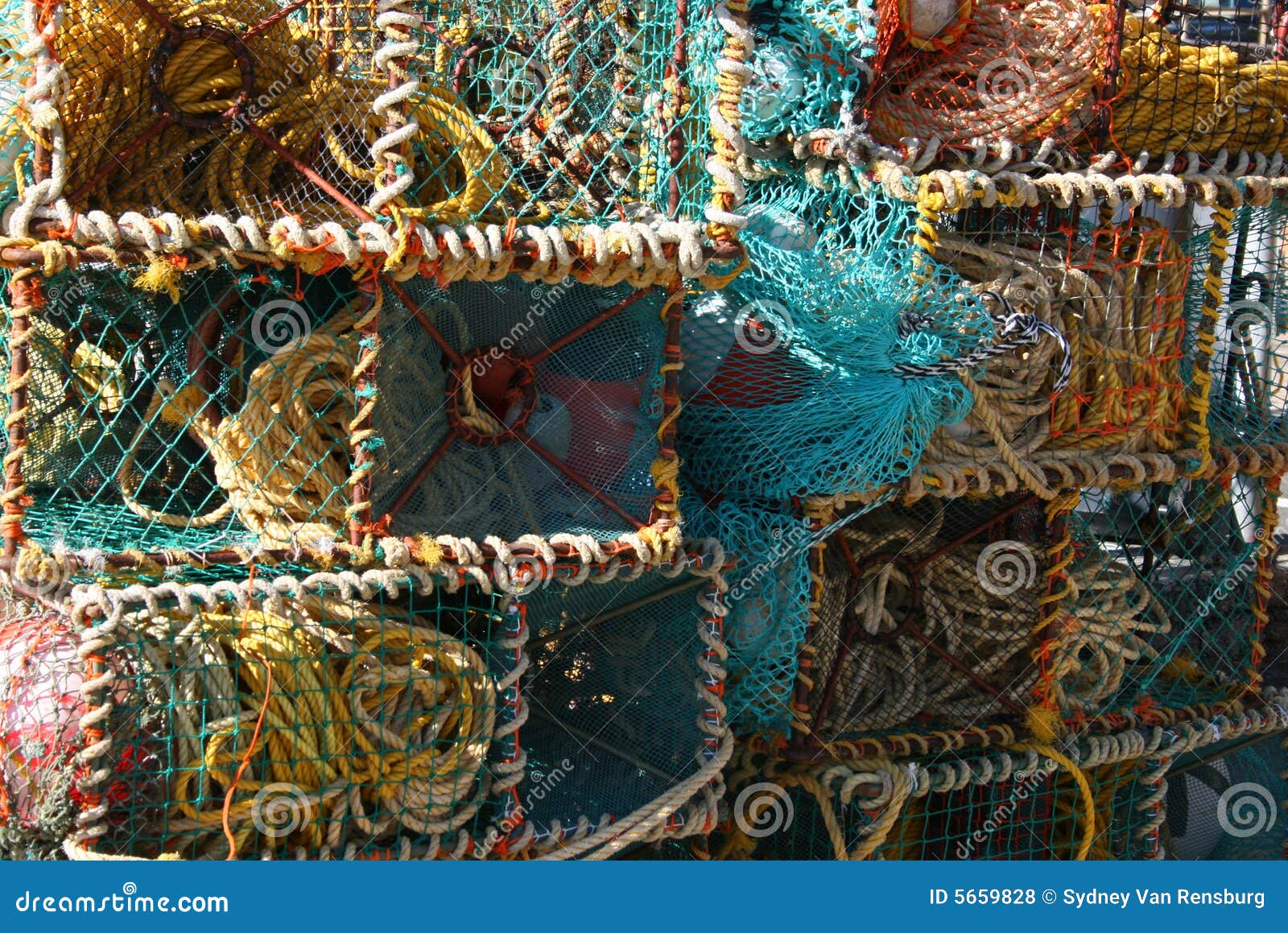 Fishing Gear stock photo. Image of balls, harbour, boxes - 5659828