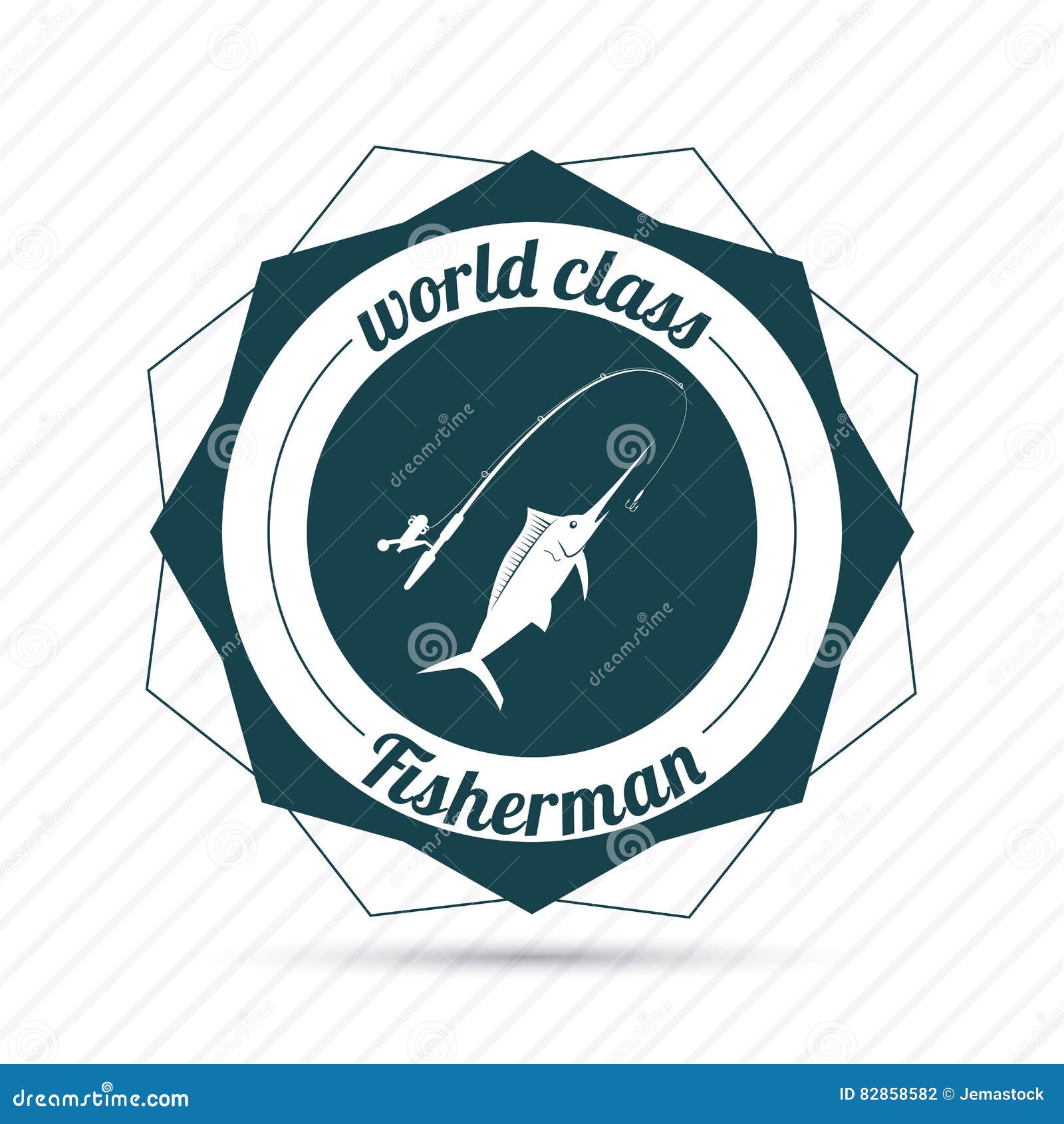 Fishing graphic design stock vector. Illustration of clipart - 82858582