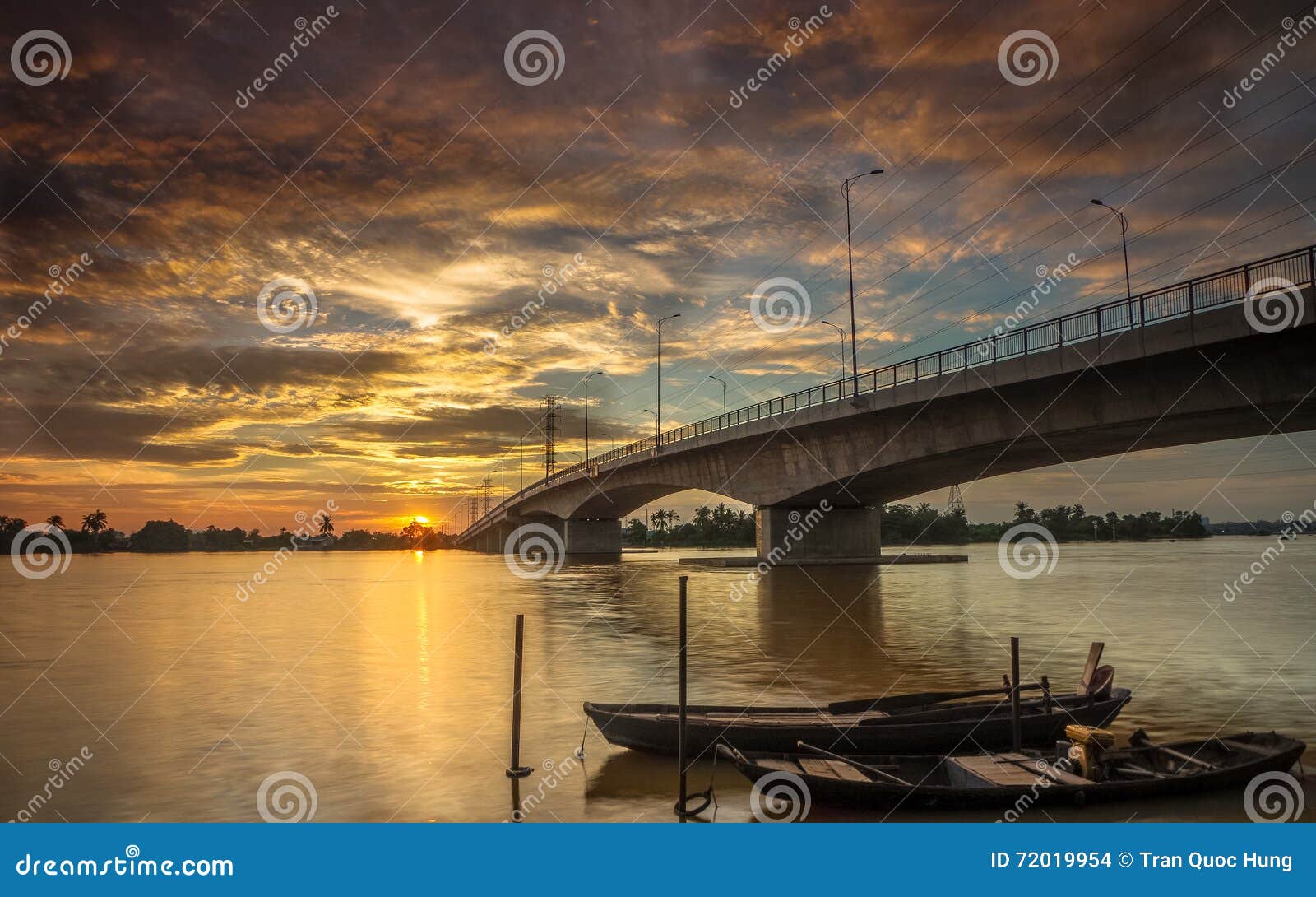 Fishing hamlet in the dawn stock photo. Image of fishing - 72019954