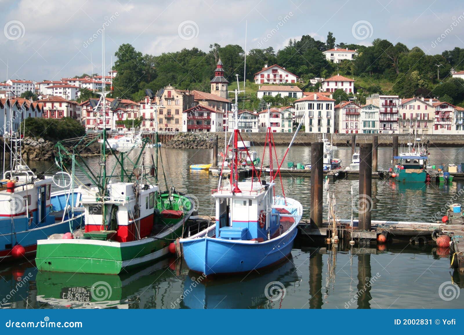 Fishing harbour stock image. Image of resort, boat, coastal - 2002831