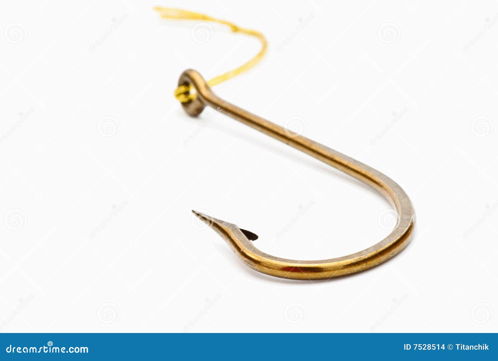 Fishing hook stock photo. Image of catching, catch, hobbies - 7528514