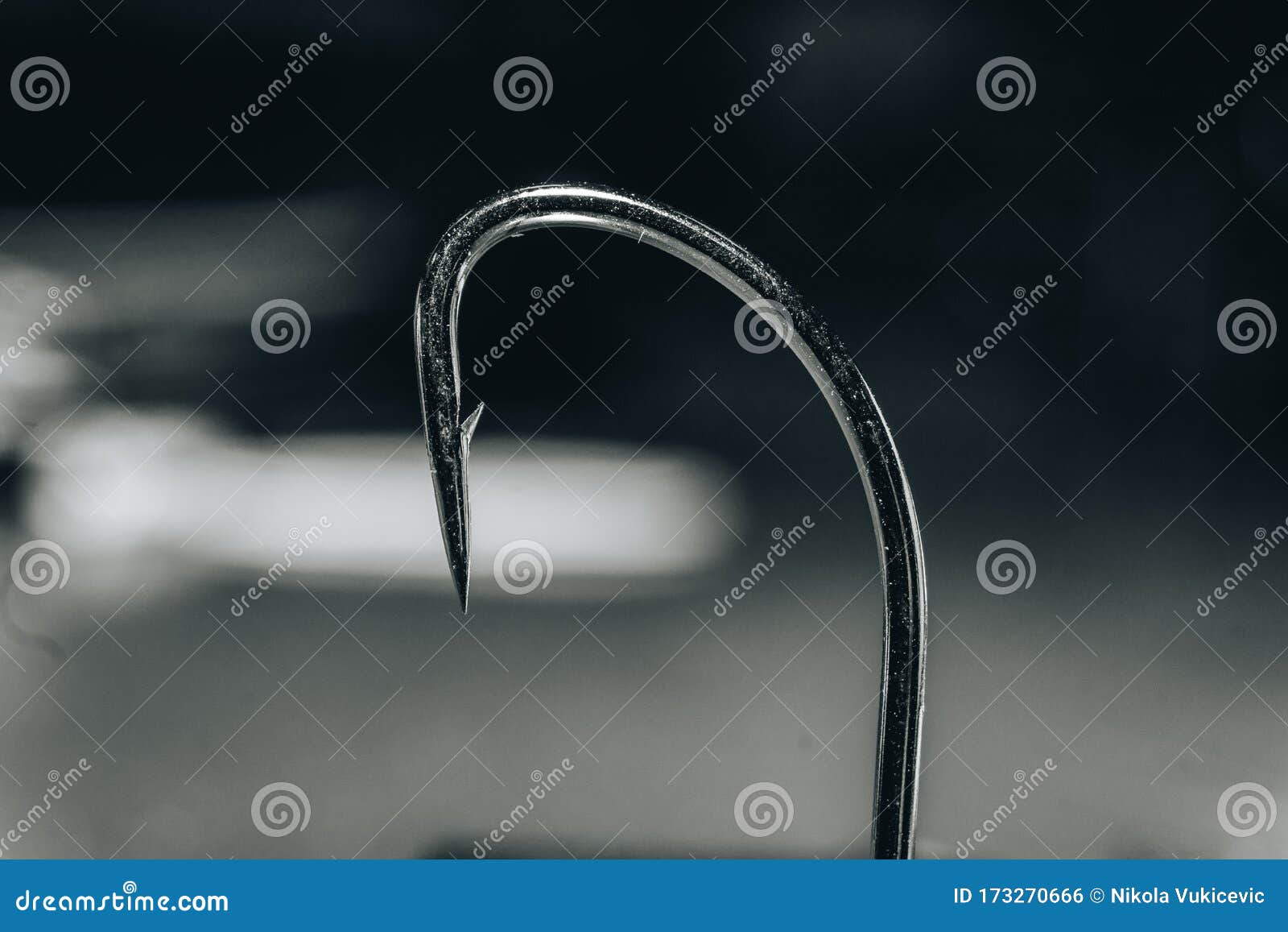 Fishing Hook Close Up Macro Stock Photo - Image of white, wheel: 173270666