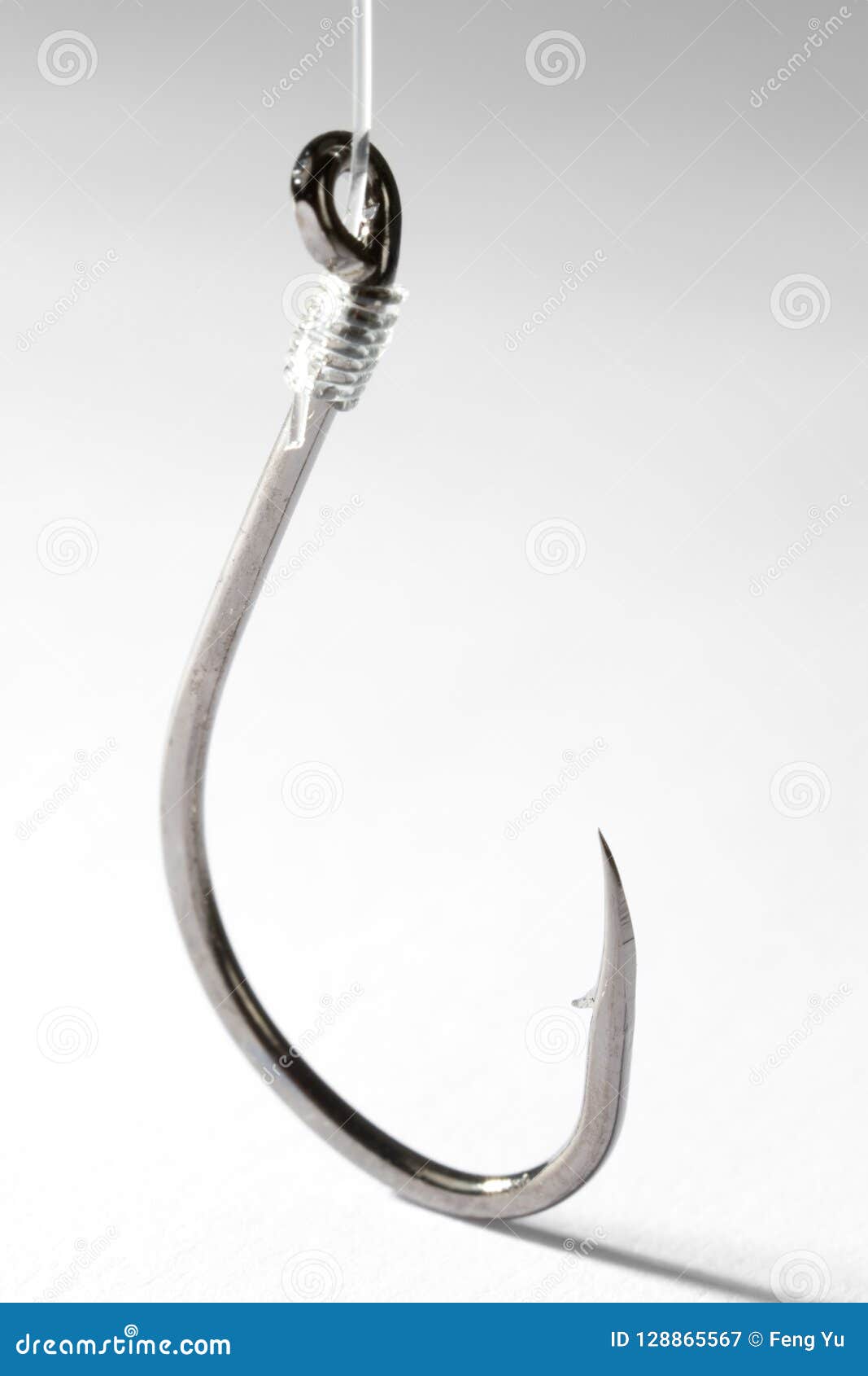 Fishing Hook close up stock image. Image of fishing - 128865567