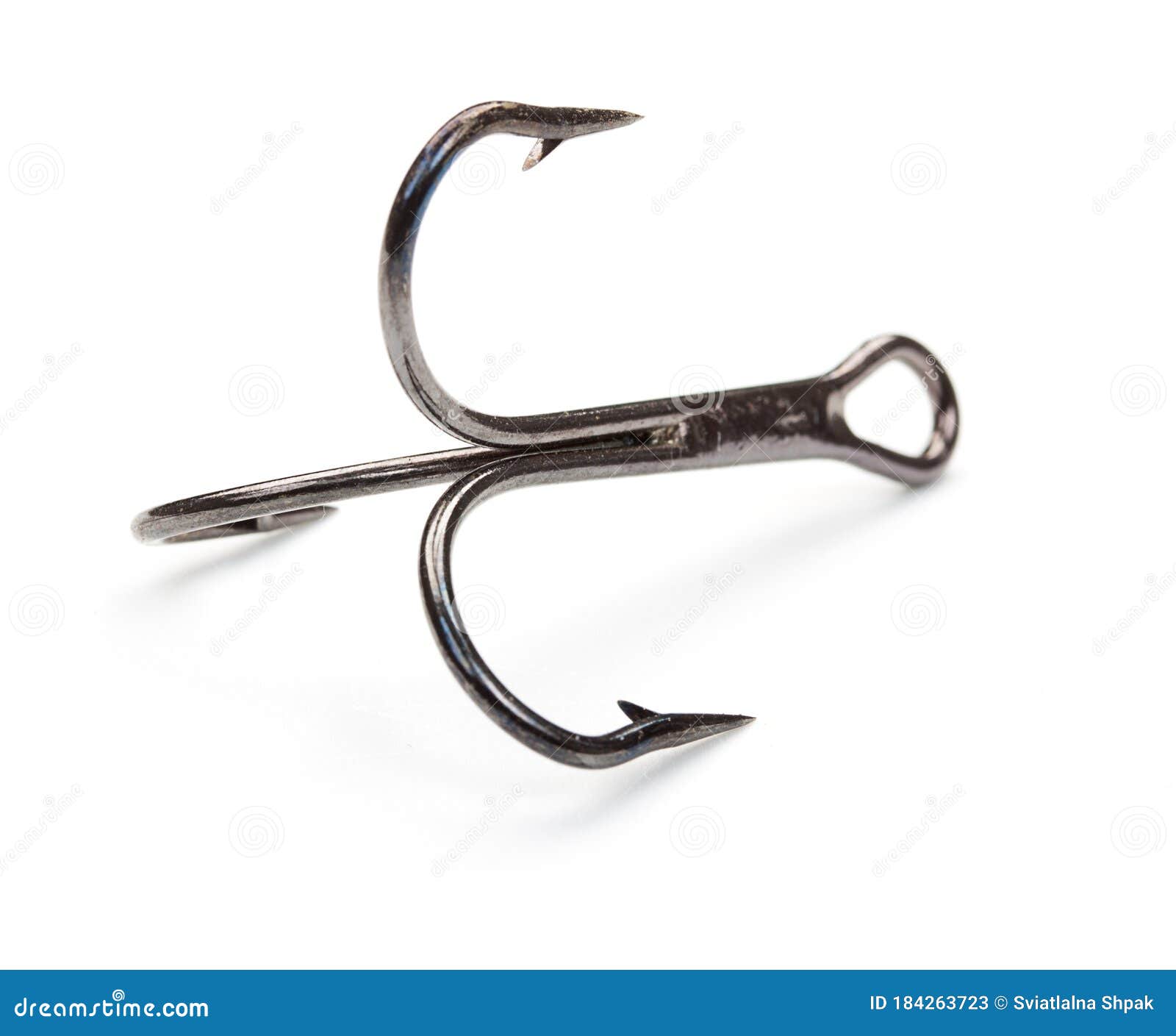 Fishing Hook Isolated on a White Stock Image - Image of harpoons ...