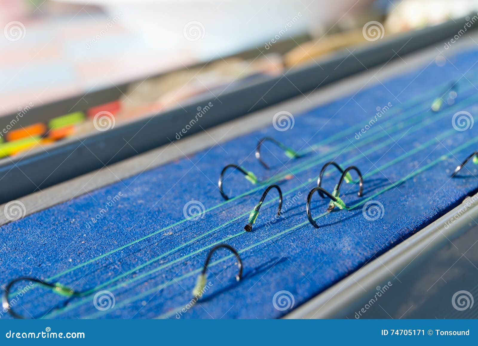 Fishing hook stock image. Image of fishing, metal, line - 74705171