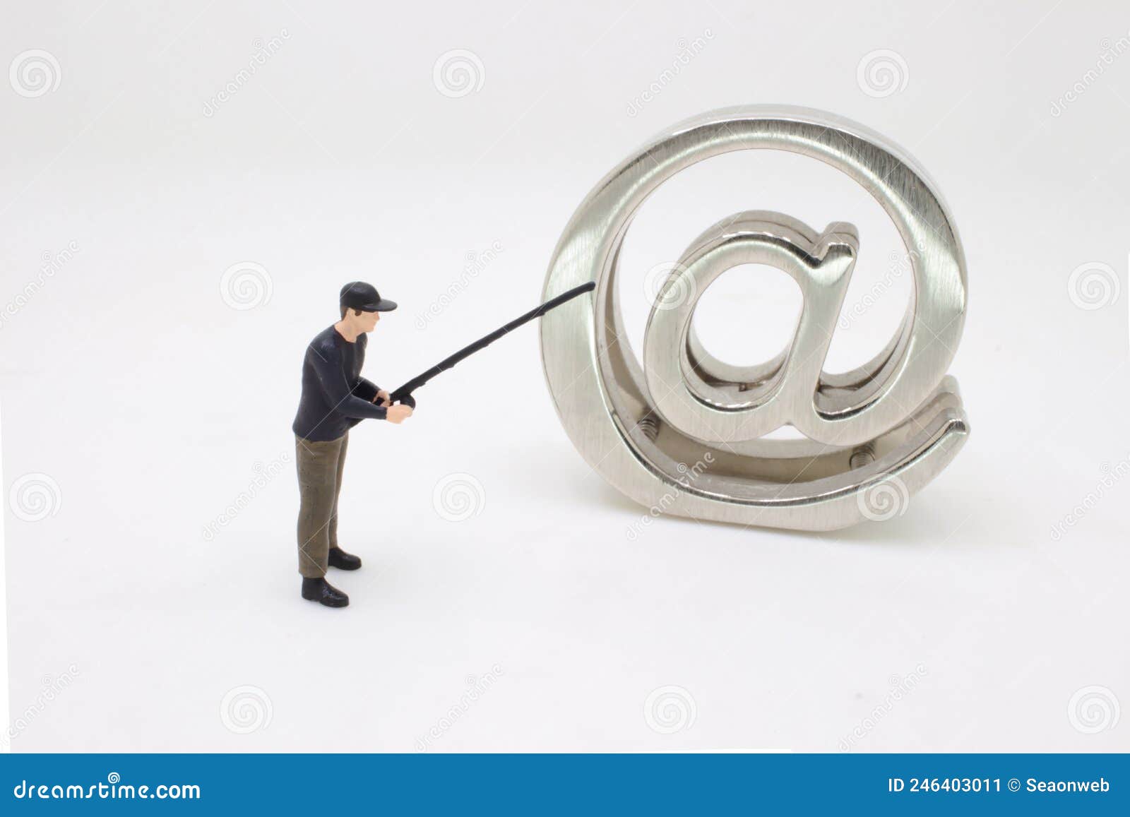 A Fishing Hook. Phishing Scam, Hacker Attack and Web Security Concept ...