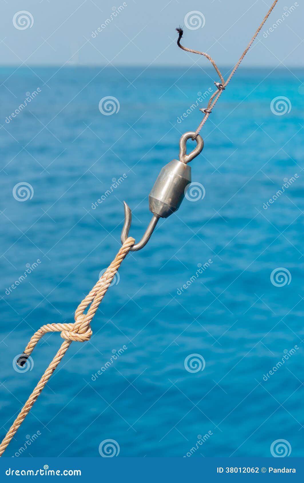 Fishing Hook, Tool in a Boat Stock Photo - Image of tool, object: 38012062