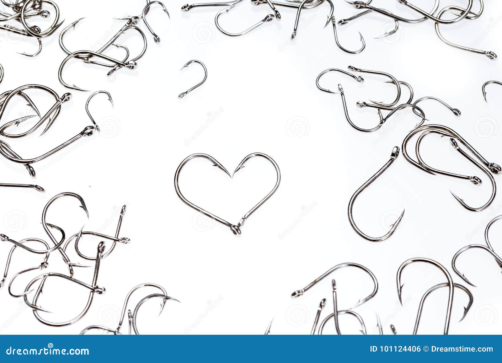 Fishing Hooks Set. Sharp,heard, Treble and Worm Type, Gear for Tourism ...