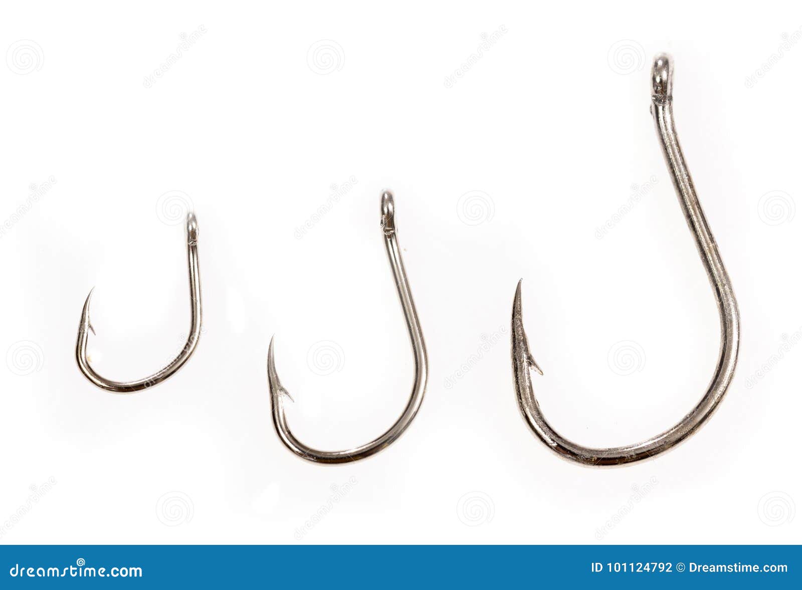 Fishing Hooks Set. Sharp, Treble and Worm Type, Gear for Tourism and ...