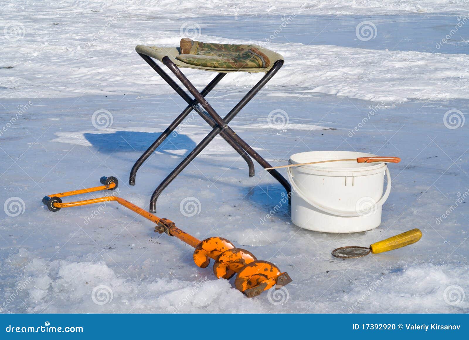 Fishing on Ice (equipment) 3 Stock Photo - Image of winter, bail: 17392920