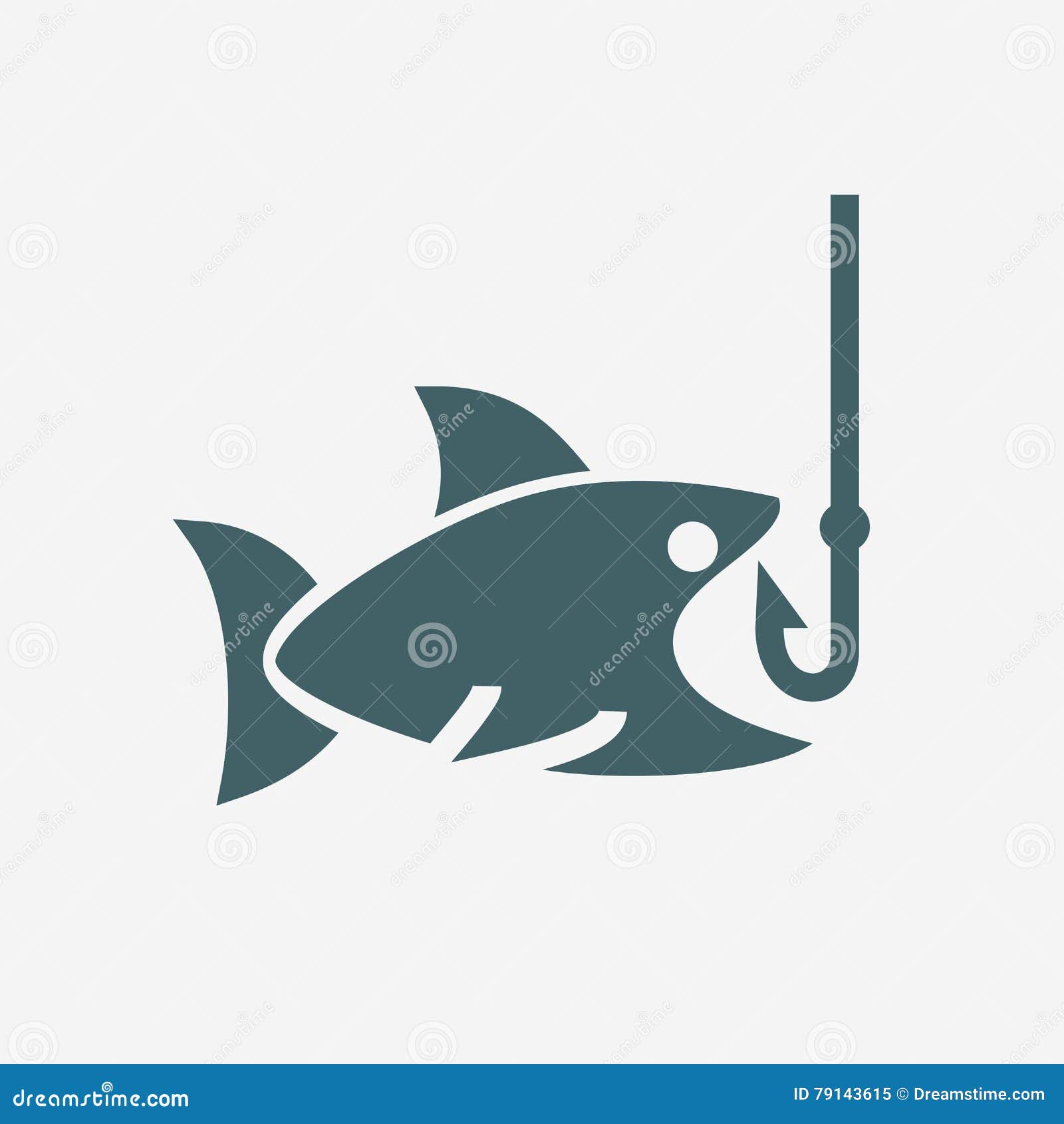 Fishing Icon Set, Flat, Cartoon Style. Fishery Collection Objects ...