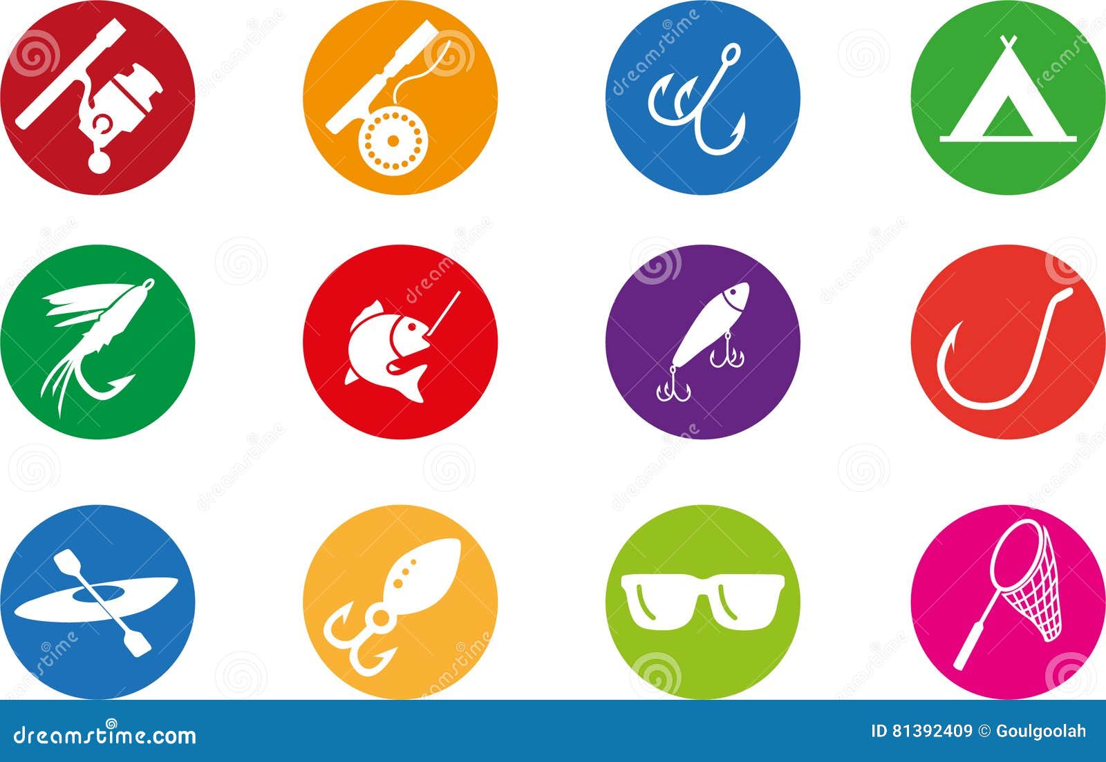 Fishing Map Pin Icon. Element Of Warning Navigation Pin Icon For Mobile ...