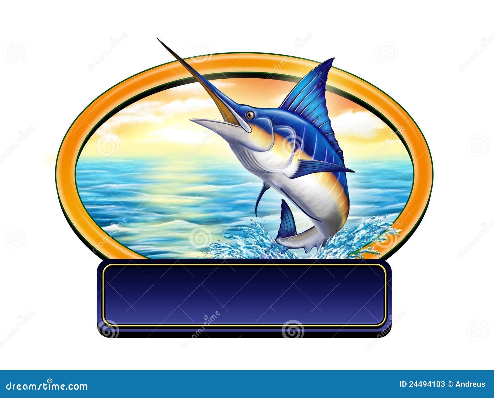 Fishing label stock illustration. Illustration of fishing - 24494103