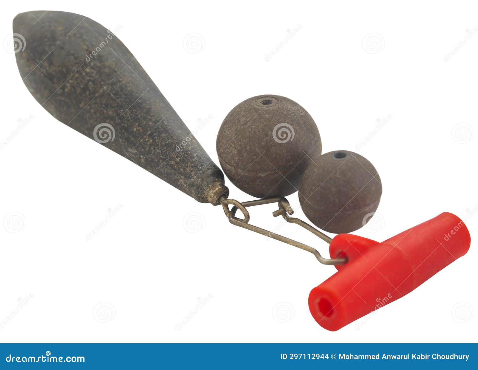 Fishing Lead for Sinking Bait Stock Photo - Image of fish, hobby: 297112944