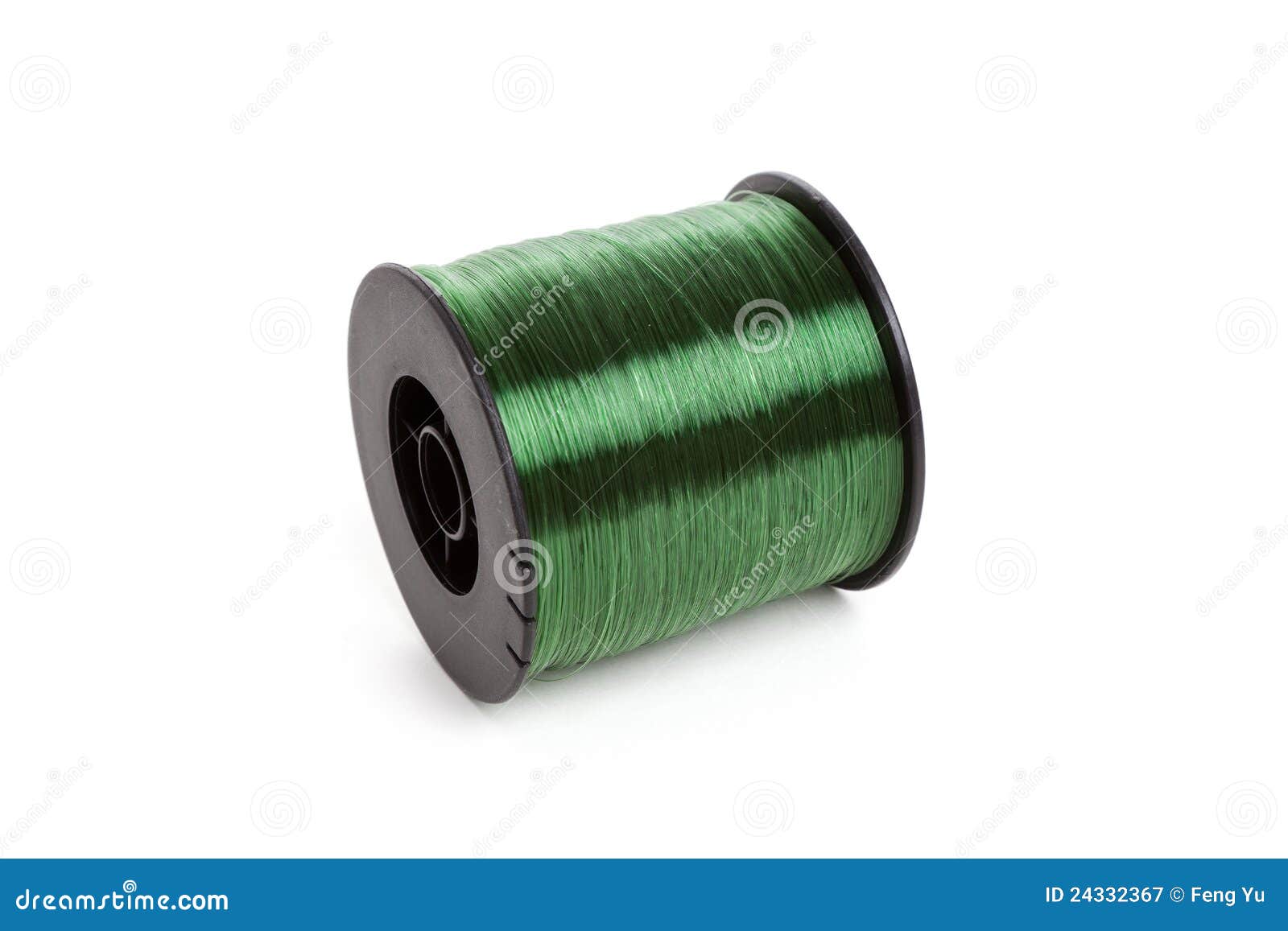 Fishing Line roll stock image. Image of line, green, sport - 24332367
