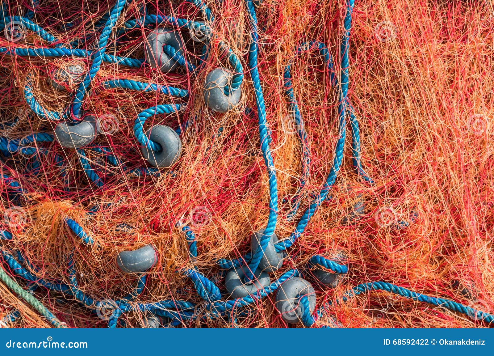 Fishing Lines Fishnets stock photo. Image of industrial - 68592422