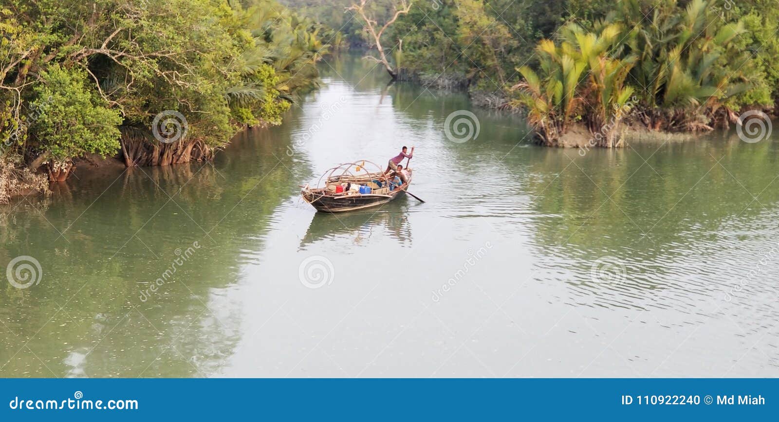 Fishing on the local boat editorial image. Image of forest - 110922240