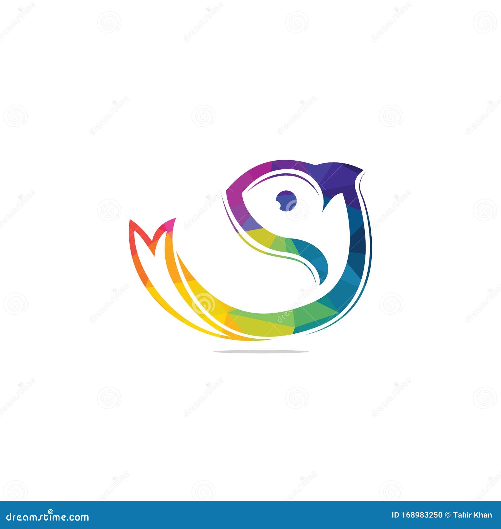 Fishing logo concept. stock vector. Illustration of eating - 168983250