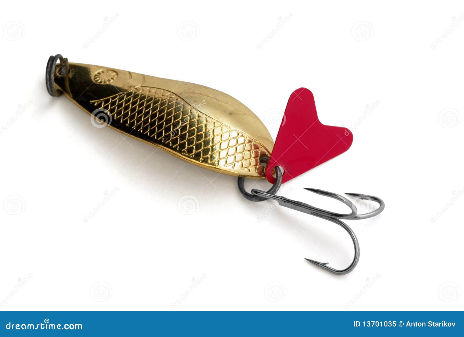 Fishing lure stock image. Image of brass, catching, danger - 13701035