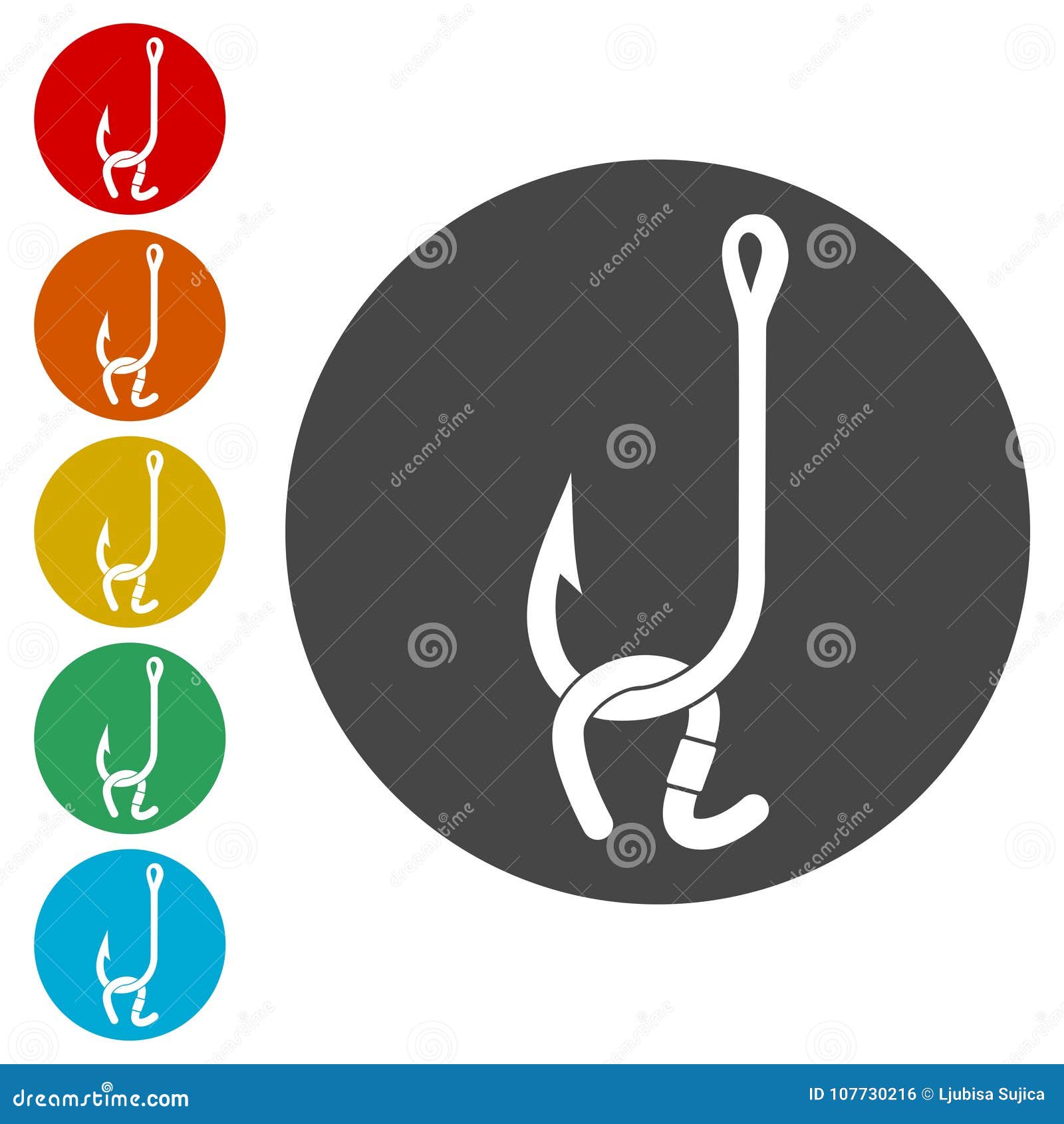 Fishing Lure icon stock illustration. Illustration of recreation ...
