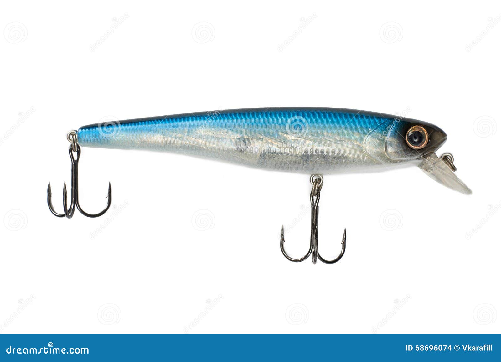 Fishing Lure Isolated on White Background. Stock Photo - Image of ...